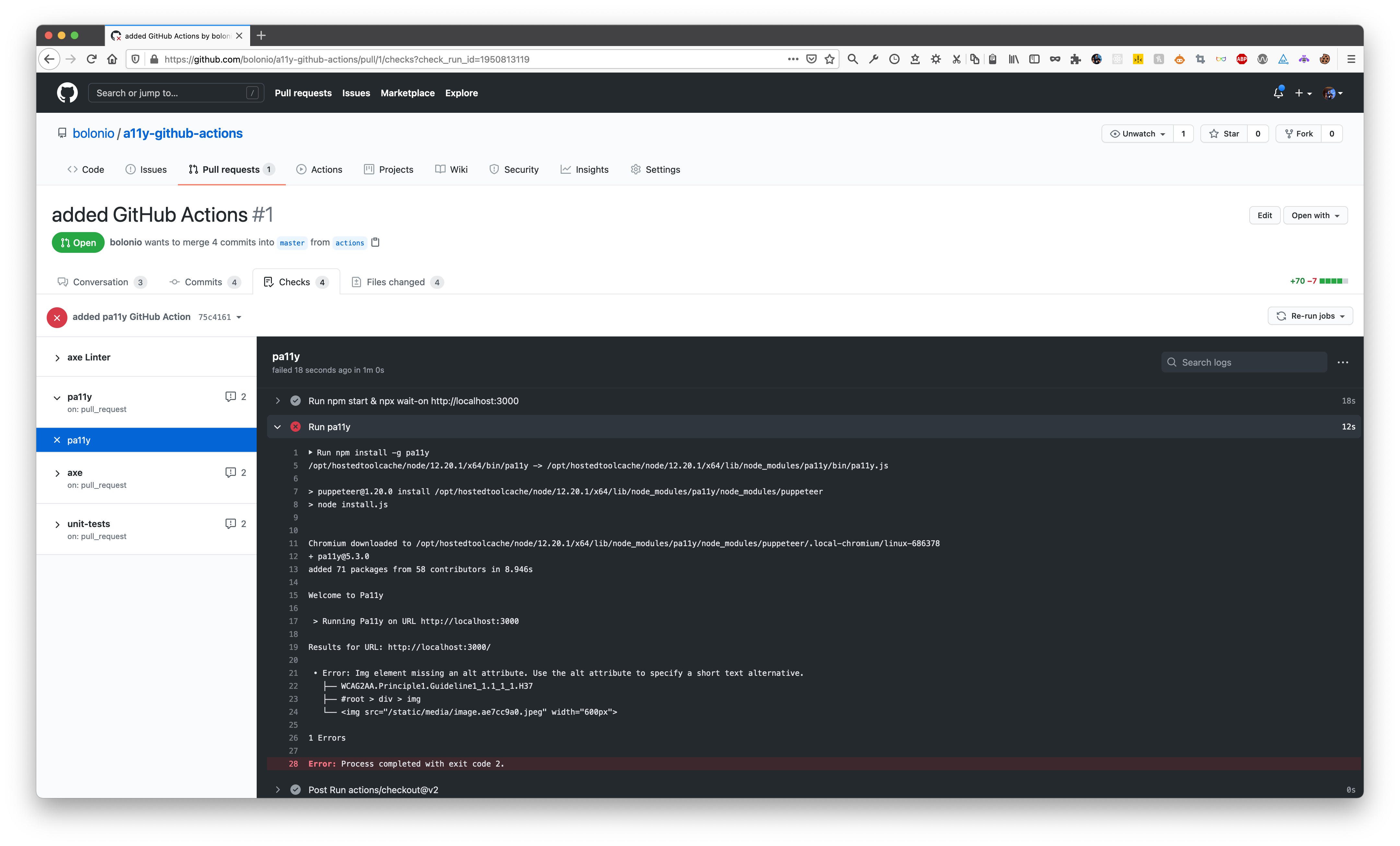 Automating The Accessibility Tests Of Your Source Code With Github Actions Adrián Bolonio